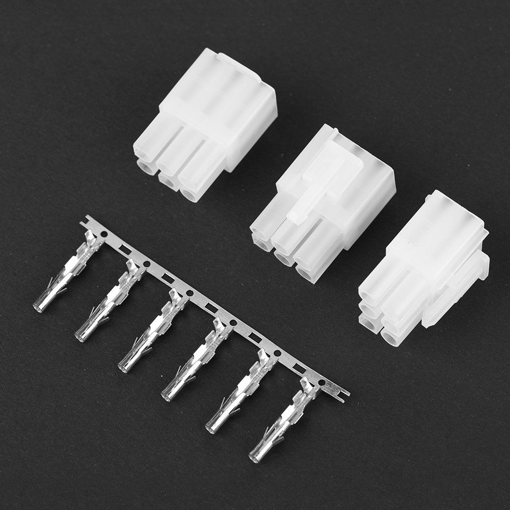 B ewinner 5pcs 6 Pin Short Power Connectors for Radio Interface Cable Adapter Suitable for Short FT-857D, FT-897D from YAESU, for ICOM IC-725A