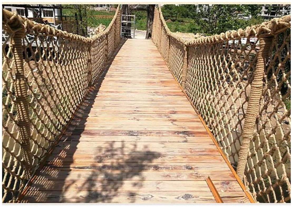 Climbing Net for Kids, Treehouse Safety Net Child Swing Fence Netting Rope Ladder Truck Trailer Heavy Duty Cargo Net Balcony Stair Playground Protection Net Grid 10cm (Size : 1 * 10m(3 * 33ft))