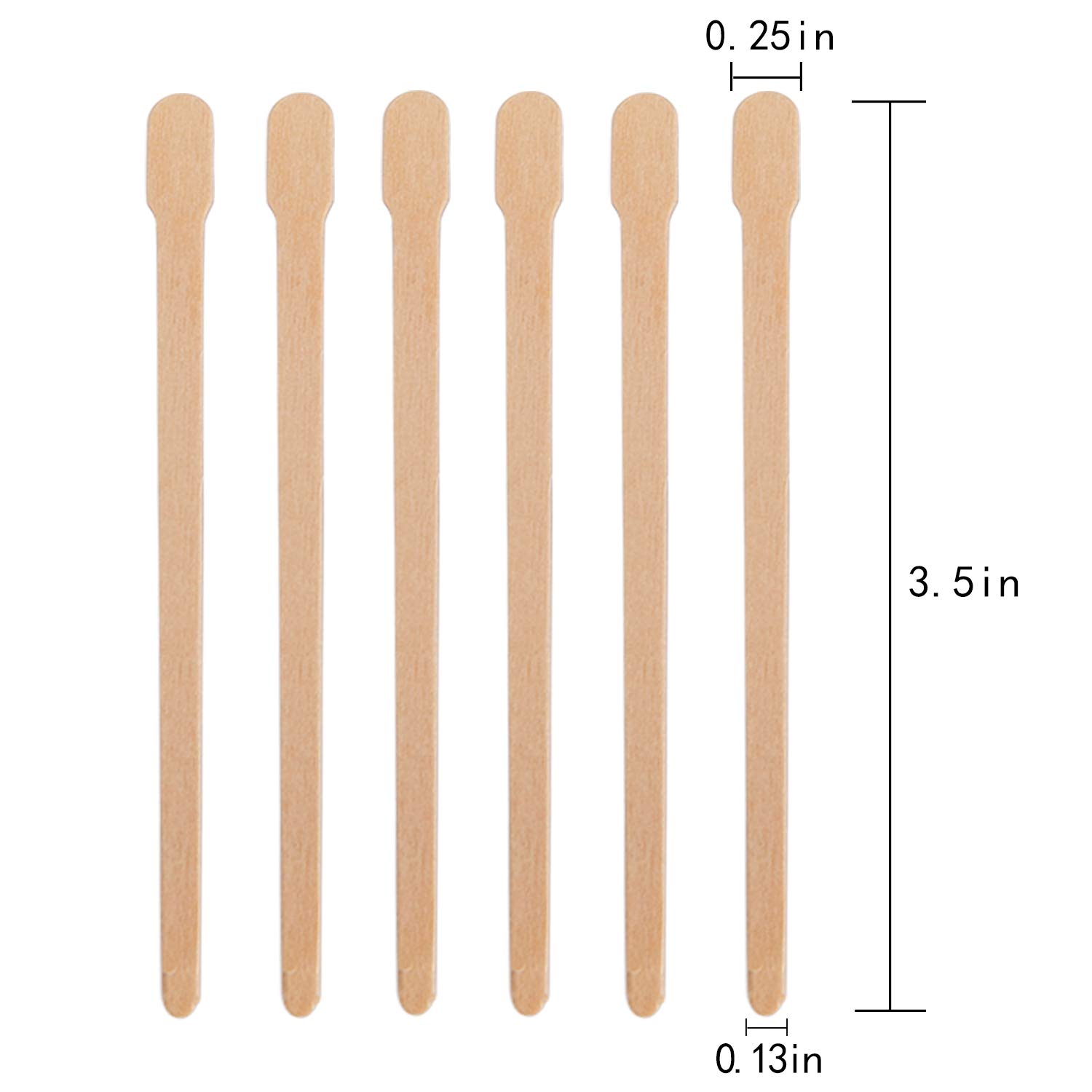 1000 Pack Wax Spatulas-Small Waxing Applicator Sticks Wood Waxing Craft Sticks Spatulas Applicators for Face & Body Hair Removal