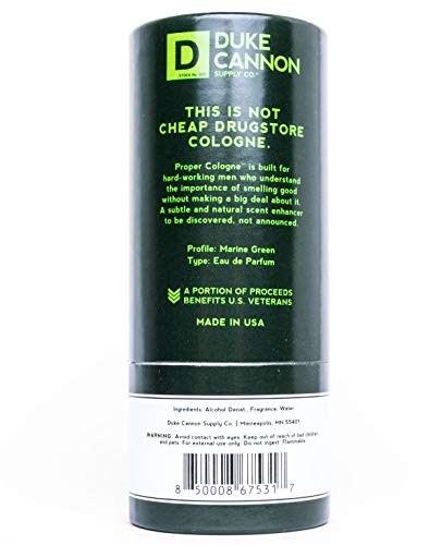 Duke Cannon Supply Co. Proper Cologne, 1.7 Fl Oz - Eau de Parfum for Men (Gunnison)