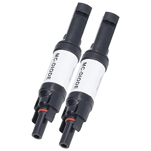 1000V Solar PV Connector Snap-in PPO Housing Solar PV Fuse Holder 2pcs for connecting solar panels 15A