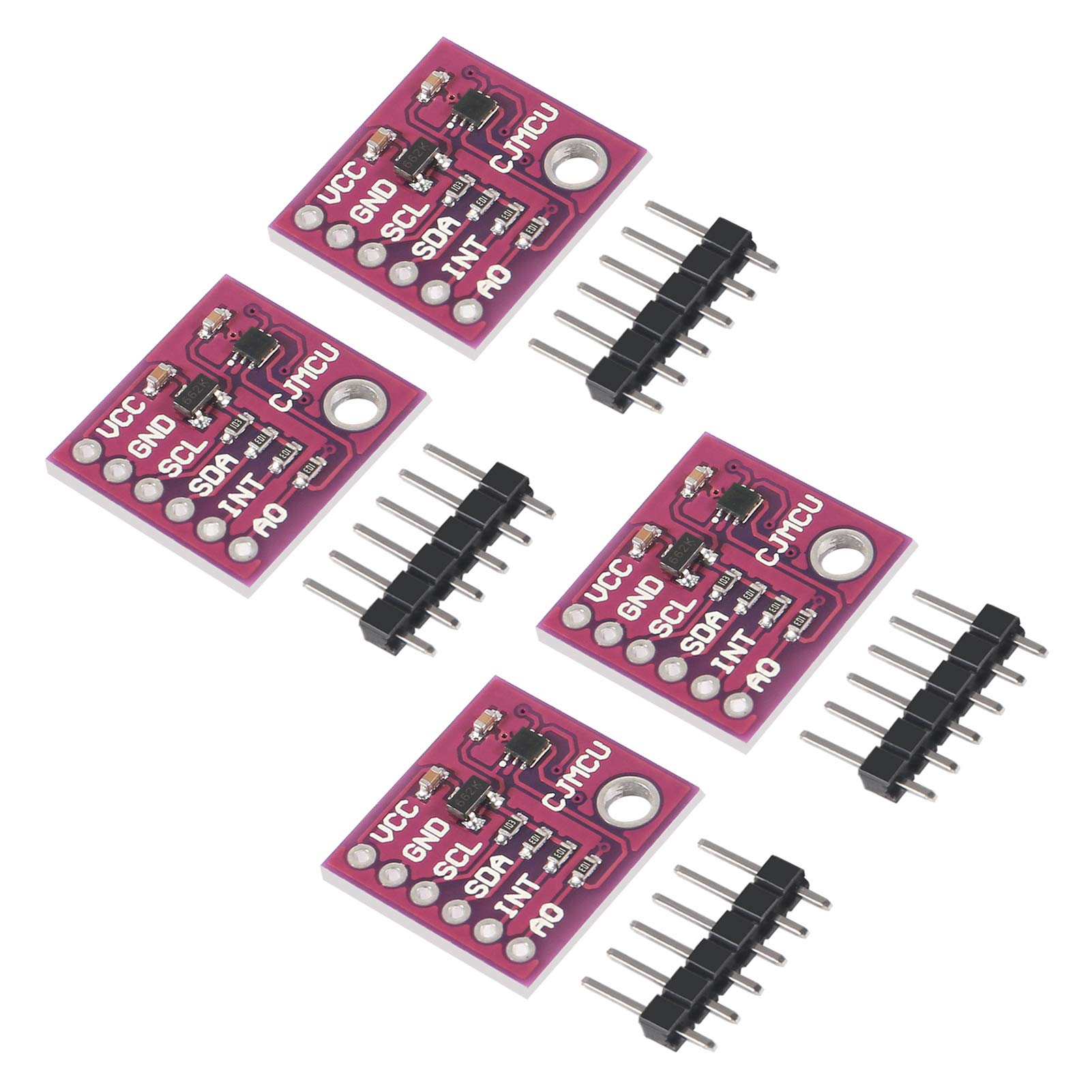 DORHEA 4Pcs CJMCU-44009 MAX44009 Ambient Light Sensor I2C Digital Output Intensity Sensor Module to Mimic Human Eye’s Perception of Ambient Light and Incorporates IR and UV Blocking Capability Board