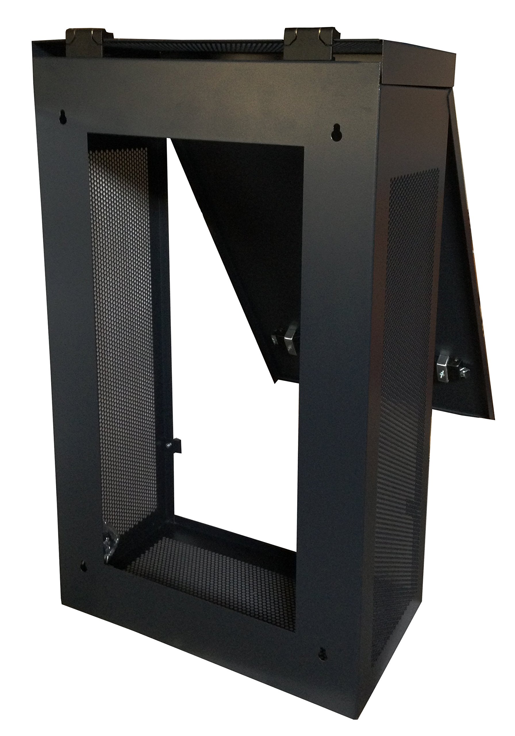 6U Wall Mount Rack Network Cabinet Enclosure - Vertical Server Equipment, Durable Mini Design, Efficient Cooling, Secure Lock, Easy Installation, Steel Construction