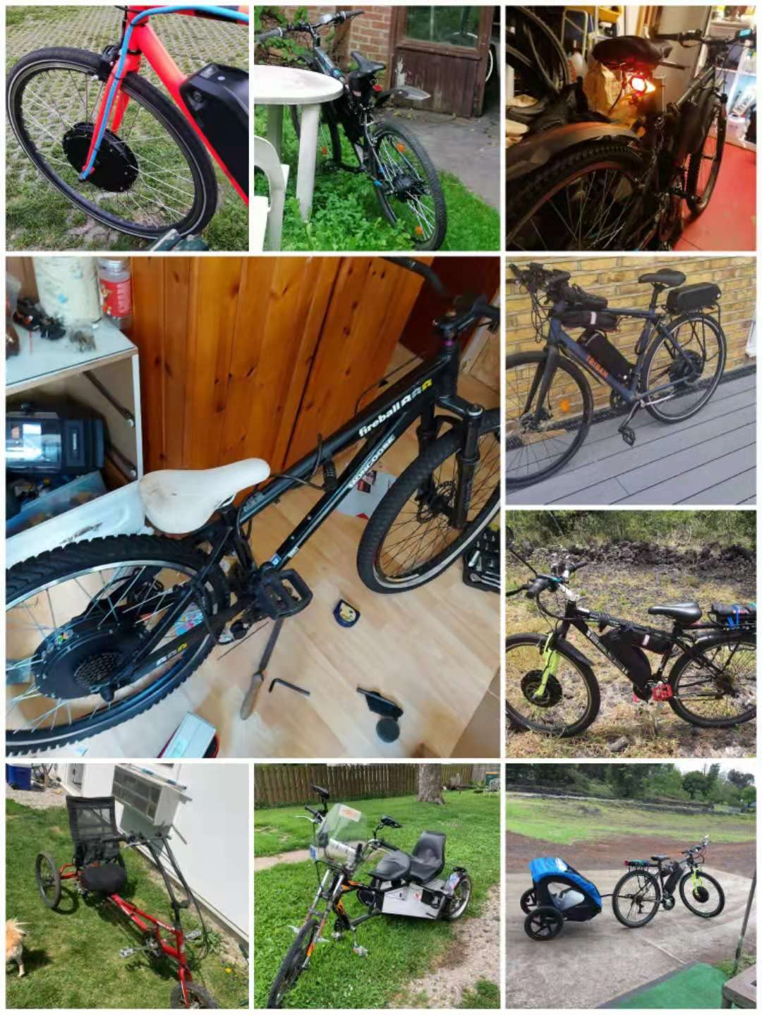1000W 48V,Electric Bike Conversion Kit,27.5 inch (650B),Front Hub Motor, Brushless Motor,US Stock