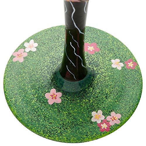 Enesco Designs by Lolita Cherry Blossom Artisan Wine Glass, 15 Ounce, Multicolor,6007483