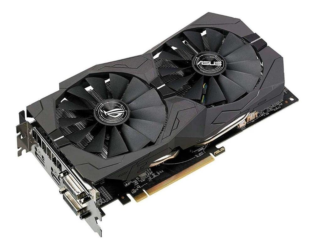 ASUS ROG Strix Radeon Rx 570 O4G Gaming OC Edition GDDR5 DP HDMI DVI VR Ready AMD Graphics Card (ROG-STRIX-RX570-O4G-GAMING)