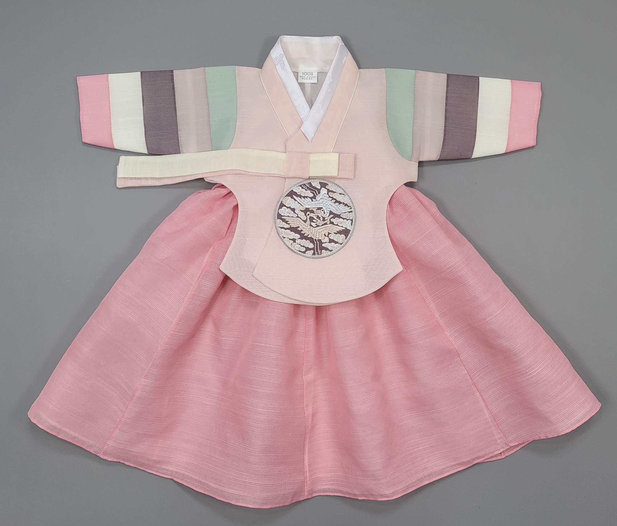 hanbok ore Hanbok Baby Girl 100th Days Korea Traditional BAIKIL Party Celebrations Pink Saekdong 01,Medium