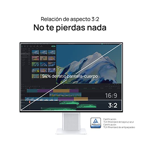 HUAWEI MateView 28.2" Monitor, 4K+ UHD Wireless 3.2, IPS, 98% DCI-P3, VESA DisplayHDR 400, Wireless Projection, USB-C, HDMI, Mystic Silver