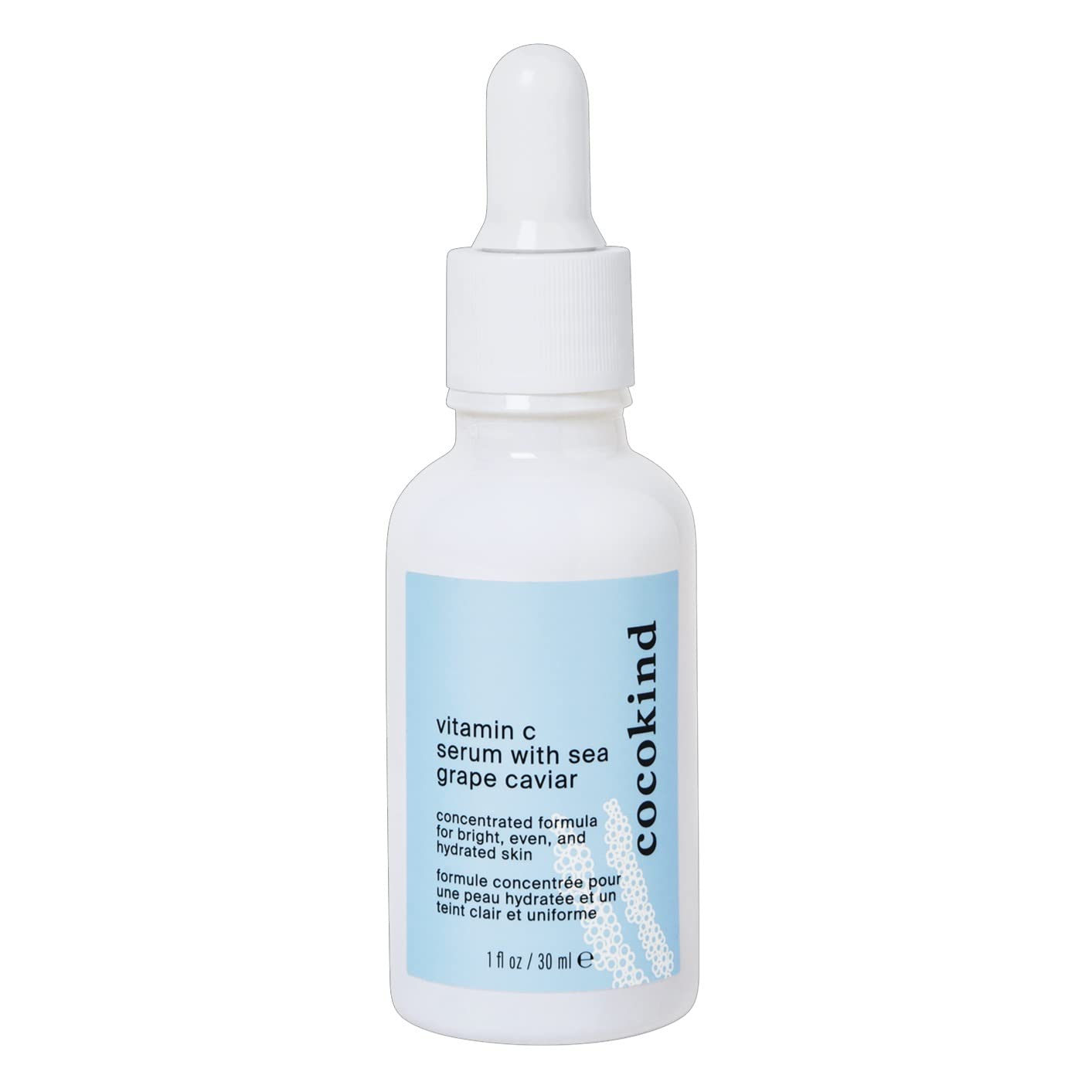 COCOKIND Vitamin C Serum with Sea Grape Caviar, 1 FZ