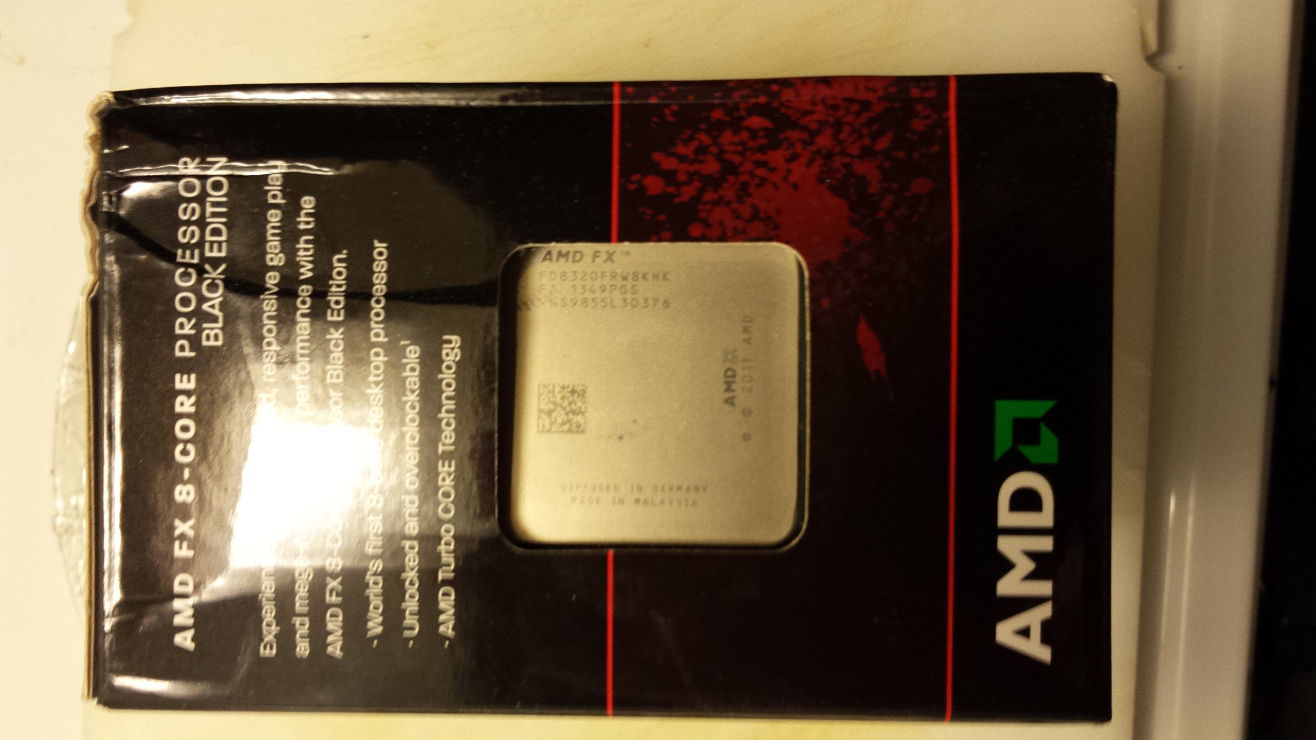 AMD FD8320FRHKBOX FX-8320 FX-Series 8-Core Black Edition Processor