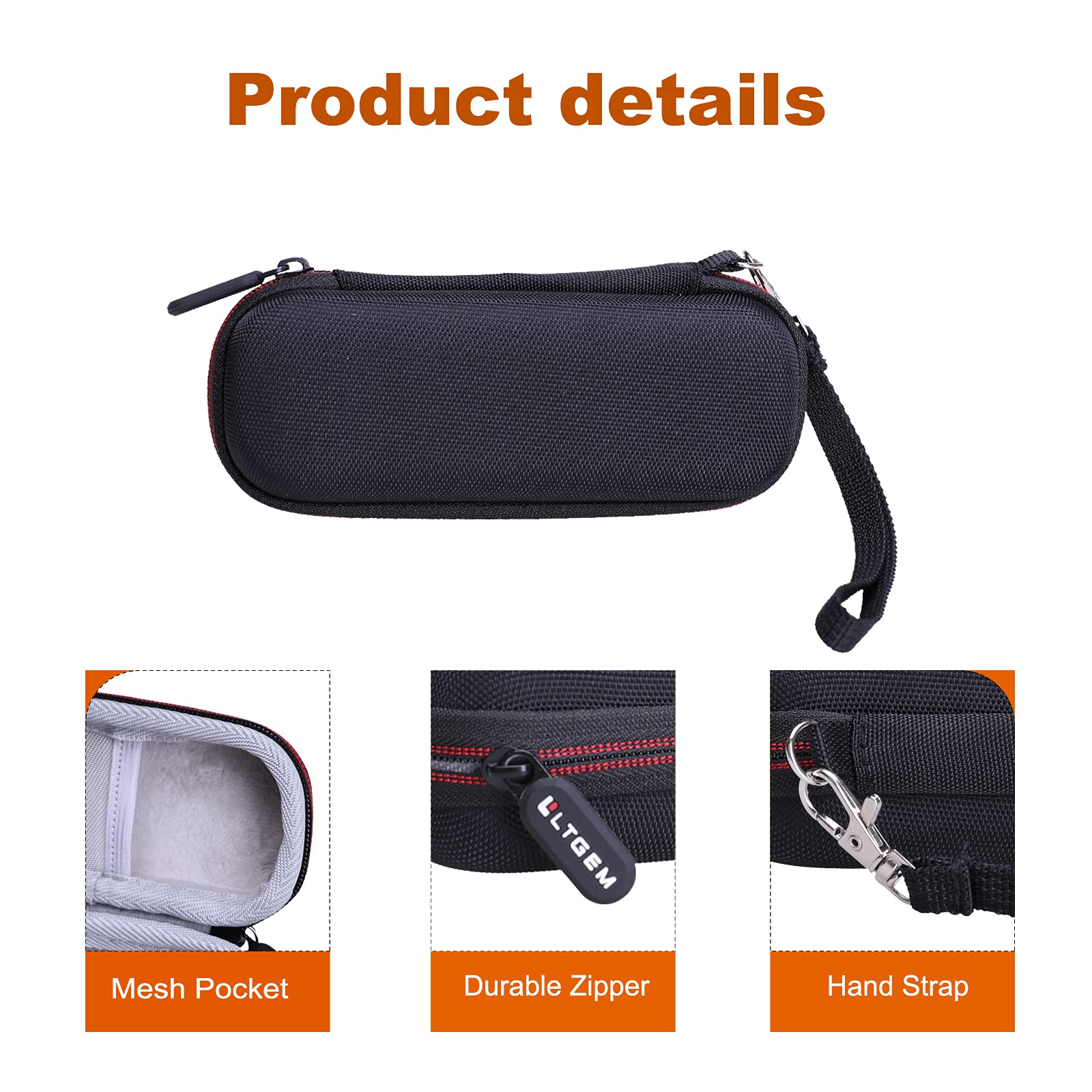 L LTGEM EVA Hard Carrying Case for Gillette Mach3 Men's Razor - Storage Protective Bag (Case Only!)