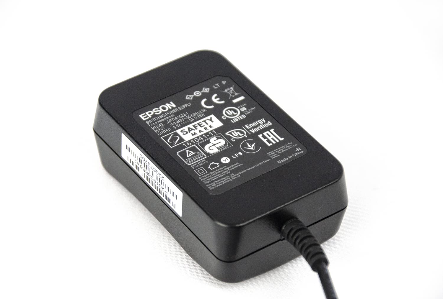 Epson LABELWORKS APT0615 AC Adapter for LW-PX300, LW-PX300VP, LW-PX350 - Replacement Power Adapter for Label Printers