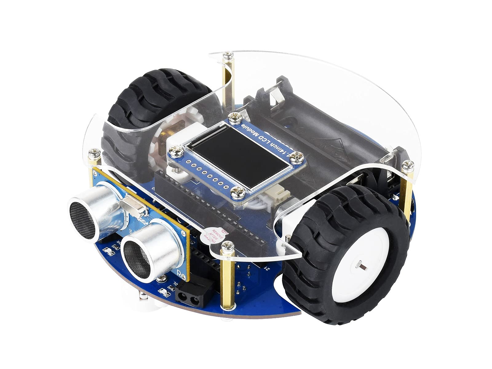 Waveshare PicoGo Mobile Robot - Raspberry Pi Pico Based, Self Driving, Remote Control, Unassembled