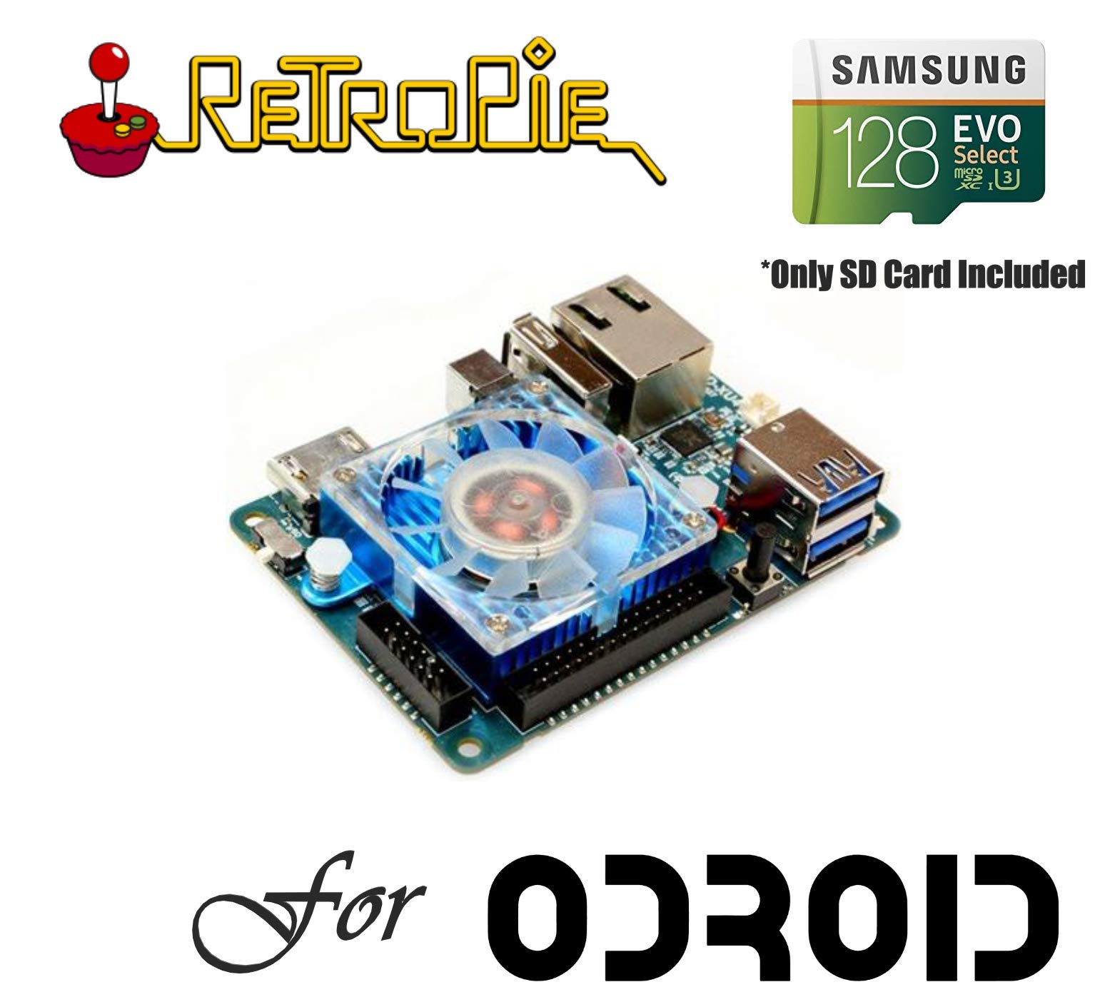 128GB SD Card for ODROID XU4 - Sega Saturn, Naomi, Atomiswave, Dreamcast
