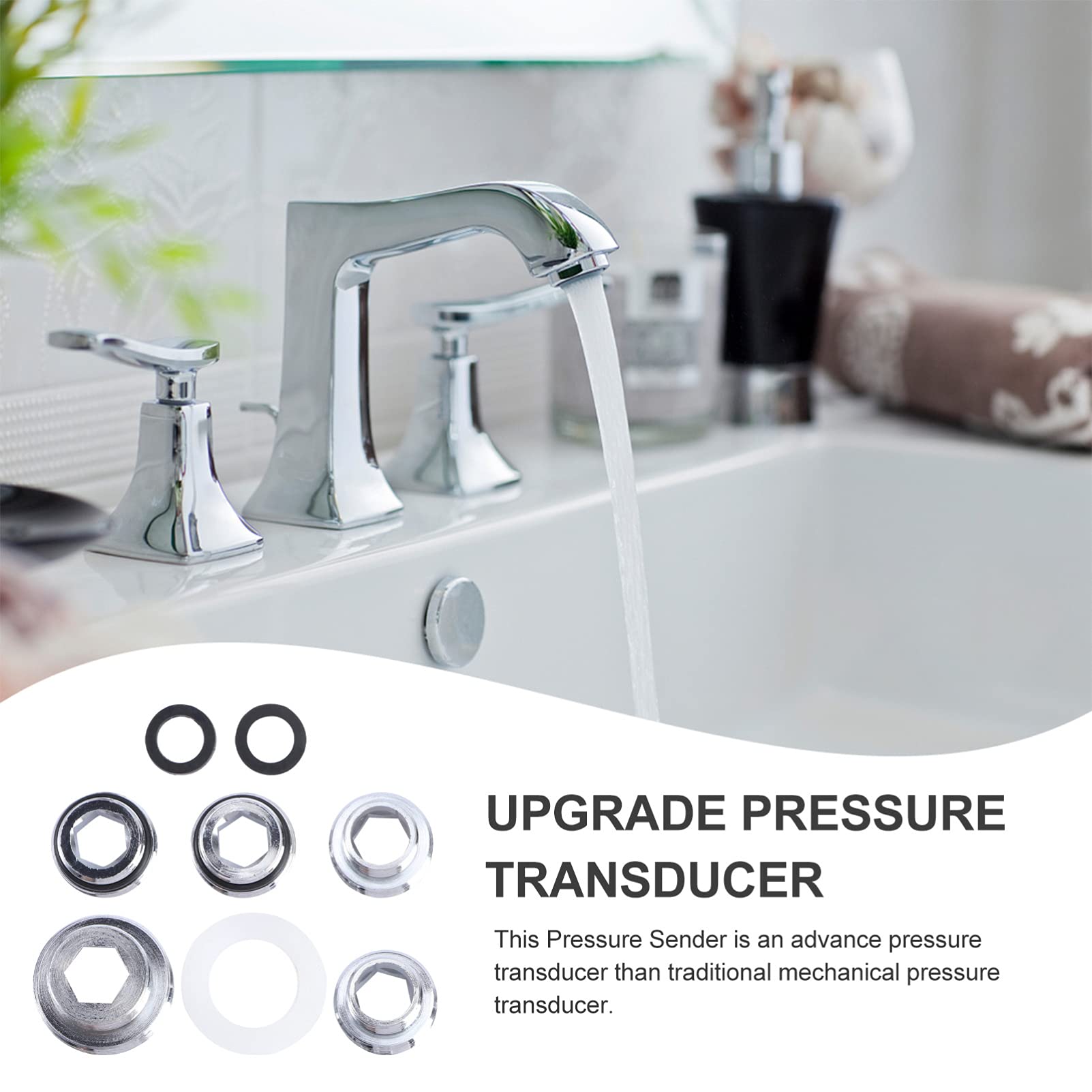 5 Pcs Faucet Connector Faucet Adapter Kit Home Supplies Faucet Adapter Accessory Garden Hose Faucet Copper Adapter Water Filter Kitchen Sink Faucet Adapter