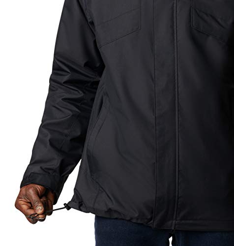 Columbia Men's Bugaboo II Fleece Interchange Jacket, Black/Red, 3X Big