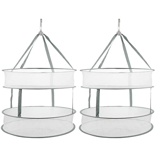 2pcs Makeup Green Rack Egg Drying Daily Use Sweater Design Dryer Underwear Laundry Outdoor Dual-Layer Basket Tier Good Clothes Underwears Other Collapsible Dry