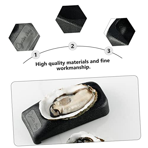 4pcs Oyster Seat Seafood Tools Seafood Tray Pallet Shellfish Shucking Clamp Clam Shucking Board Shellfish Shuckin Clamp PVC Kicthenware Oyster Trays PVC Oyster Holder Clams Suite/1697
