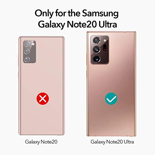 ESR Metal Kickstand Case Compatible with Samsung Galaxy Note 20 Ultra (6.9-Inch) [Vertical and Horizontal Stand] [Reinforced Drop Protection] – Clear