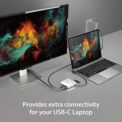 j5create iPad Pro USB C Hub- 6-in-1 Travel Dock for iPad Pro 12.9β/11β, with 4K@60Hz HDMI, USB C PD Charging 100W & Data, USB A 3.1, SD and microSD Card Reader, 3.5mm Headphone Jack (JCD612)
