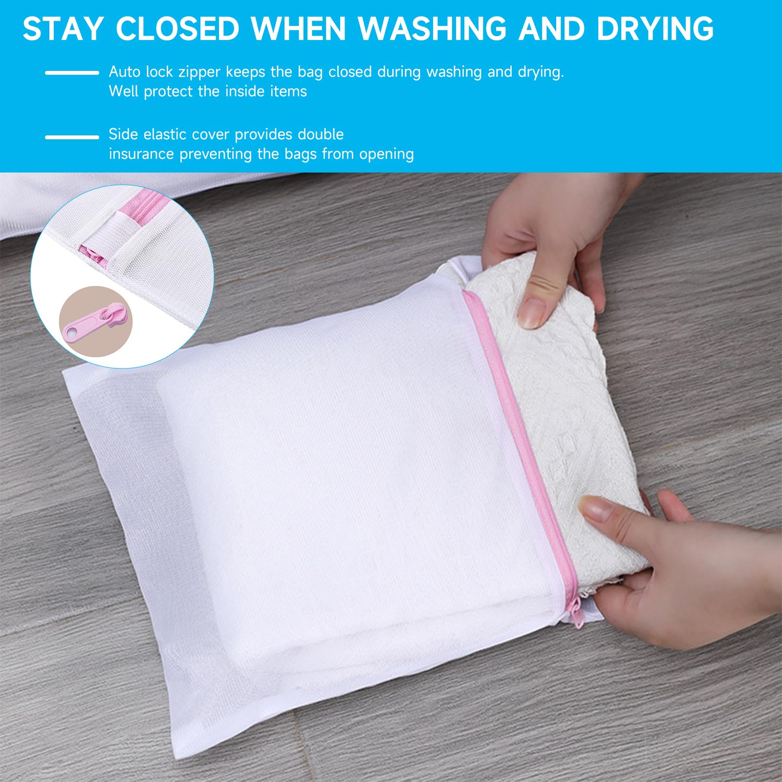 3 Pack Mesh Laundry Bag-3 XXL Oversize Delicates Laundry Bag-Extra Large Durable Laundry Wash Bag with New Honeycomb Mesh-Big Clothes,Household,Bed Sheet,Stuffed Toys, Curtain,Blanket,Bedcover,Sweater