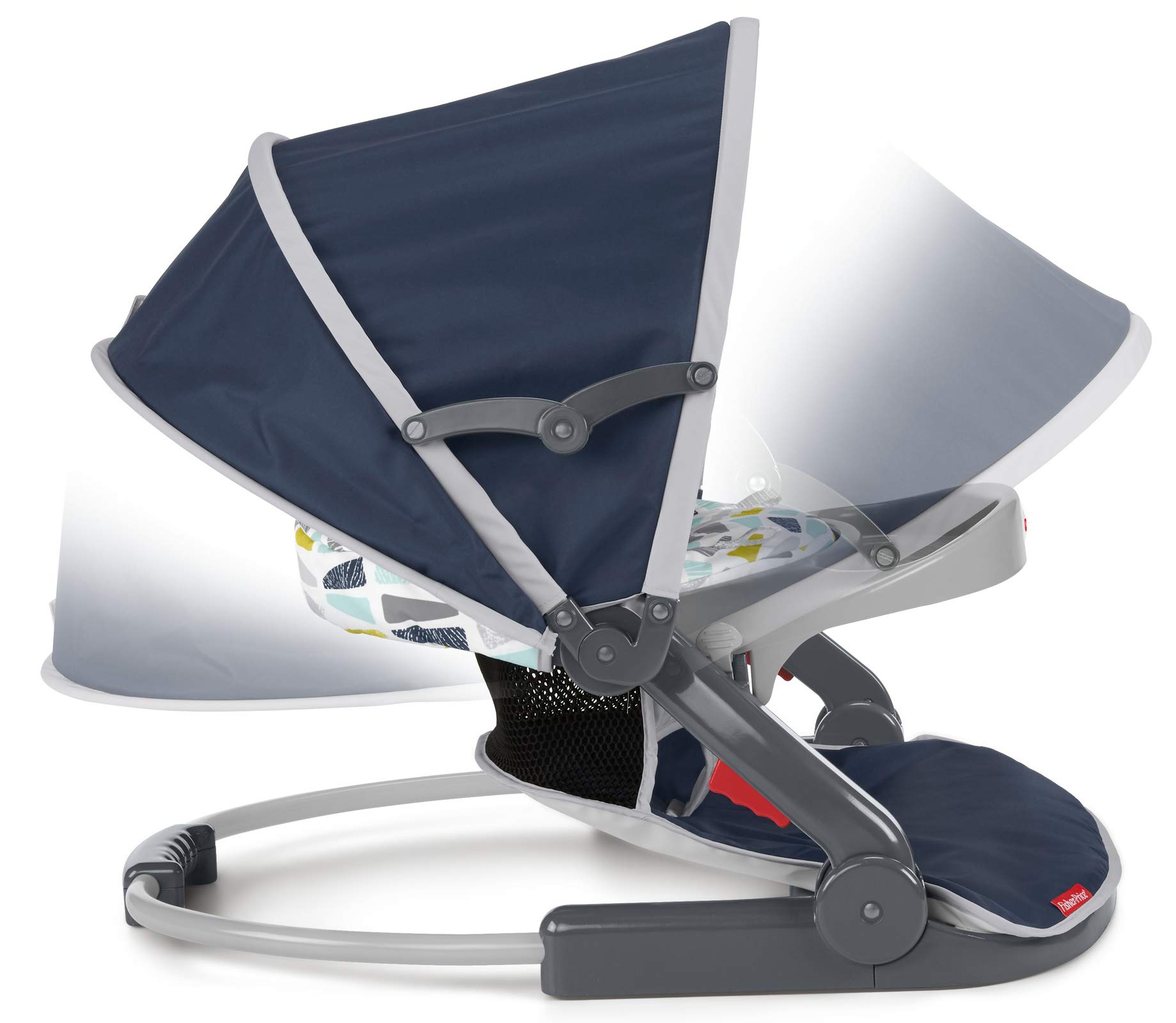 Fisher-Price GNG37 On The Go Sit Me Up Floor Seat, Citron Wedges