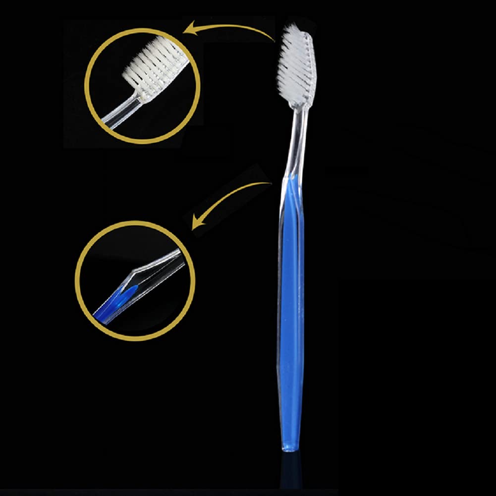 fafortune Disposable Toothbrushes,Toothbrushes Individually Wrapped,Toothbrushes in Bulk Individually Wrapped for Hotel,Air Bnb,Shelter/Homeless/Nursing Home/Charity/Church 5 Colors (20 PCS)