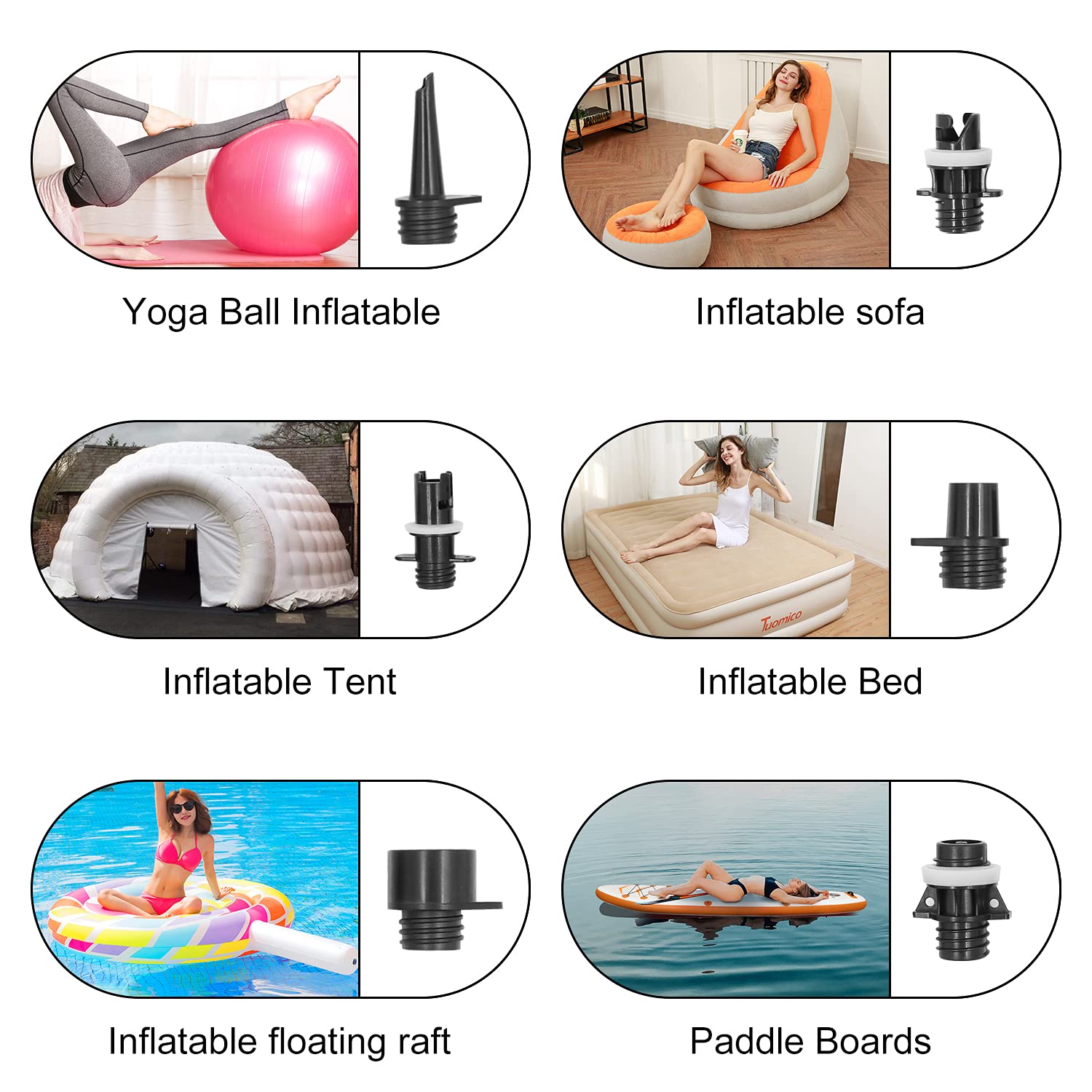 16PSI Max SUP Air Pump Electric - 12V DC Car Connector, Smart Dual Stage Inflation & Auto-Off, Digital Adjustable LCD Function, SUP Pump for Inflatable Stand Up Paddle Boards, Boats, Kayak