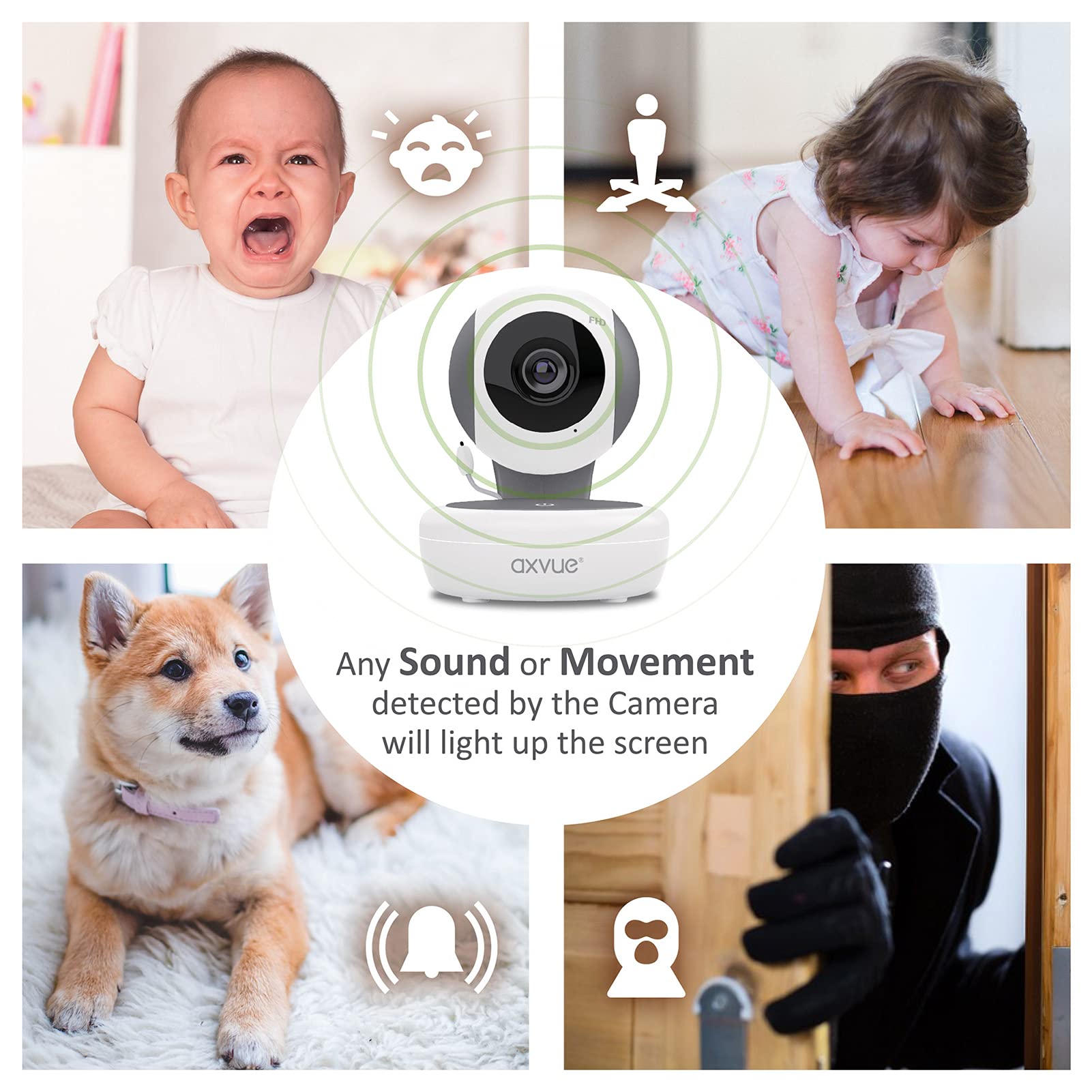 Baby Monitor Add-on Camera Model A1080PT