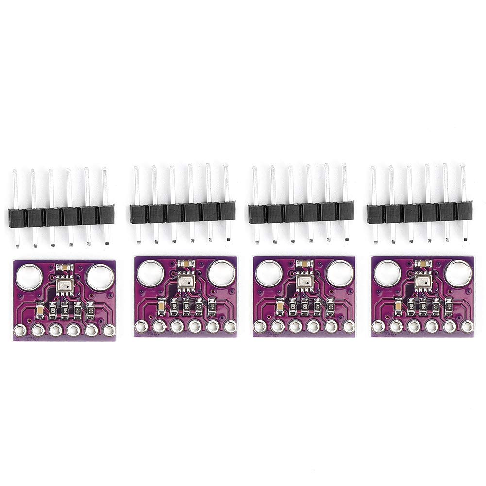 Jeanoko 4PCs 300-1100 hPa GY‑BMP280‑3.3 Atmospheric Pressure Sensor Temperature Sensor Electronic Components with Clearly Marked