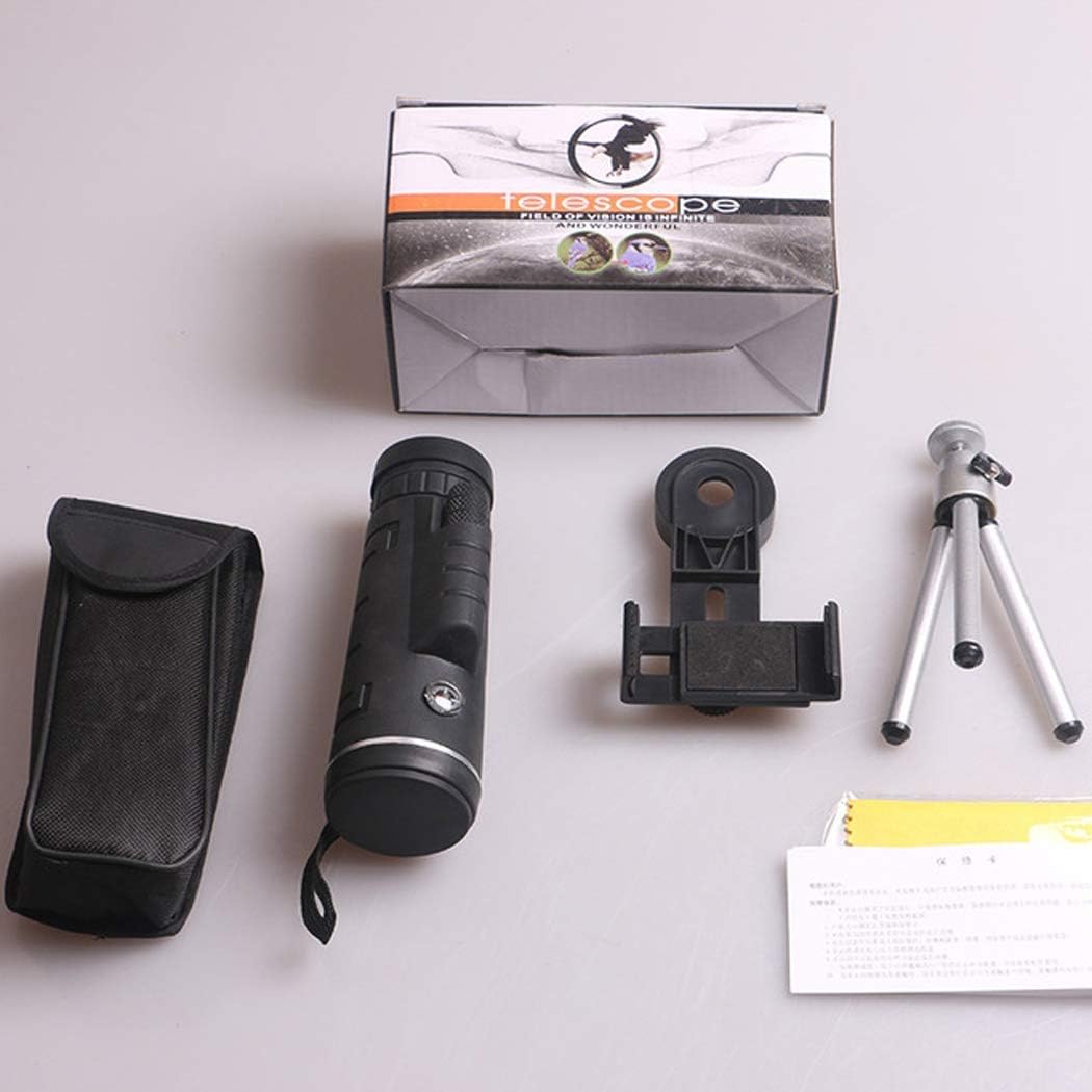 16x52 High Power HD Zoom Monoculars-BAK4 Prism FMC Optical Lens,with Smartphone Holder & Tripod, 16x Magnification Zoom Lens Telescope