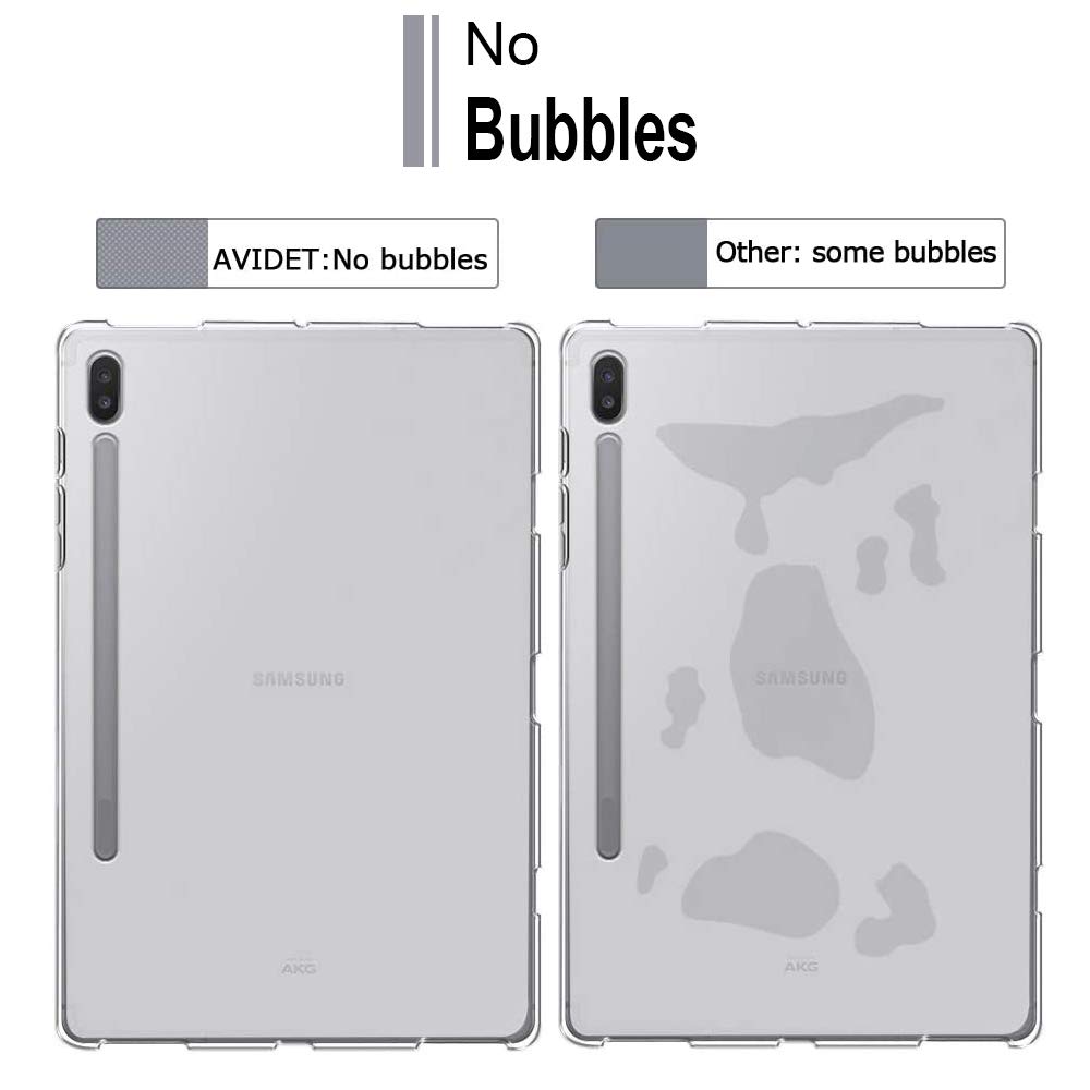 Zeking for Samsung Galaxy Tab S7 Plus/Tab S7 FE 5G/ T975/T970 Case, Anti-Scratch Ultra Slim Thin Anti-Scratch TPU Rubber Soft Skin Silicone Premium Protective Case (Transparent)