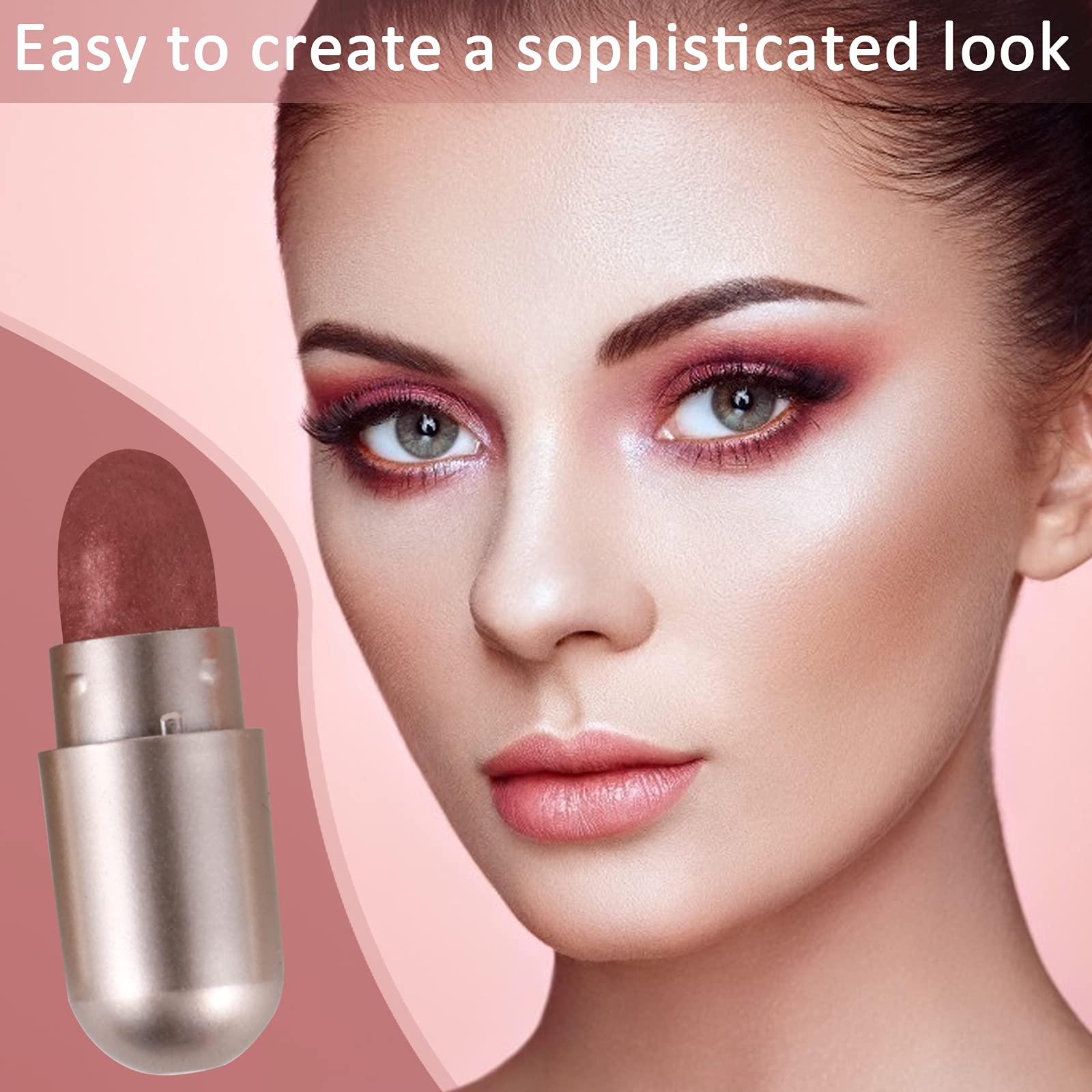 Boobeen 12 Colors Eyeshadow Palette High Pigmented Brighten Eyeshadow Set Blush Highlighting Powder Makeup Set Natural Eye Shadow Kit For Beginners
