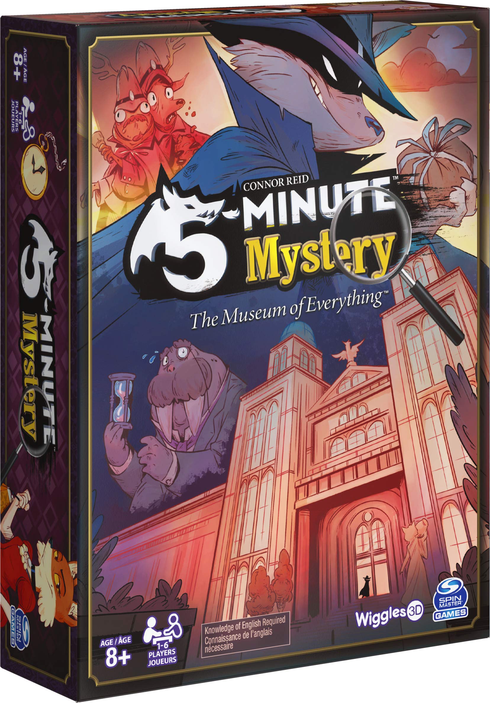 5-Minute Mystery The Museum of Everything Game, for Adults and Kids Ages 8 and up, by SpinMaster