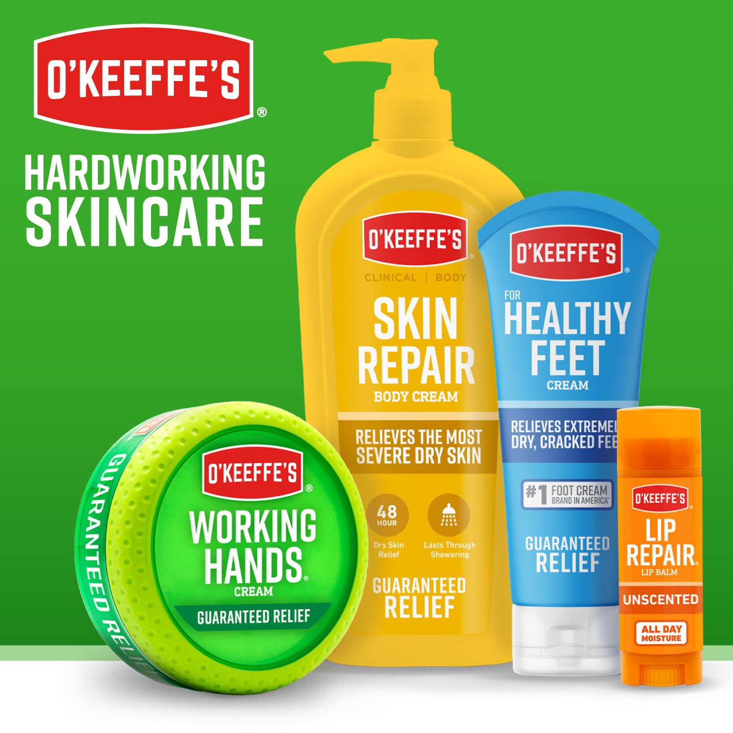 O'Keeffe's Cooling Relief Lip Repair Lip Balm for Dry, Cracked Lips, .35 Ounce Tube, (Pack of 1)