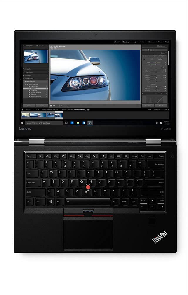 Lenovo Flagship ThinkPad X1 Carbon 14-inch FHD Ultrabook Laptop (6th Gen Intel Core i5-6300U CPU up to 3.0GHz, 8GB RAM, 256GB SSD, Fingerprint Reader, Bluetooth, Windows 10 Pro) (Renewed)