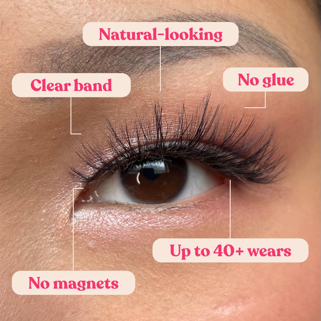 Silly George LinerBond Pro | Strong Lash Adhesive Eyeliner | No Magnets or Glue, Mess Free, Lightweight, Long Wear, Weatherproof (Clear)