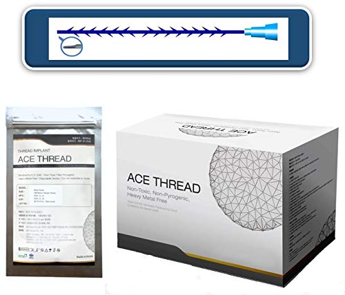ACE PDO Thread Lift - 360R Bidirection Cog/L-Type Blunt (20pcs) - 16 Sizes (21G90/145)
