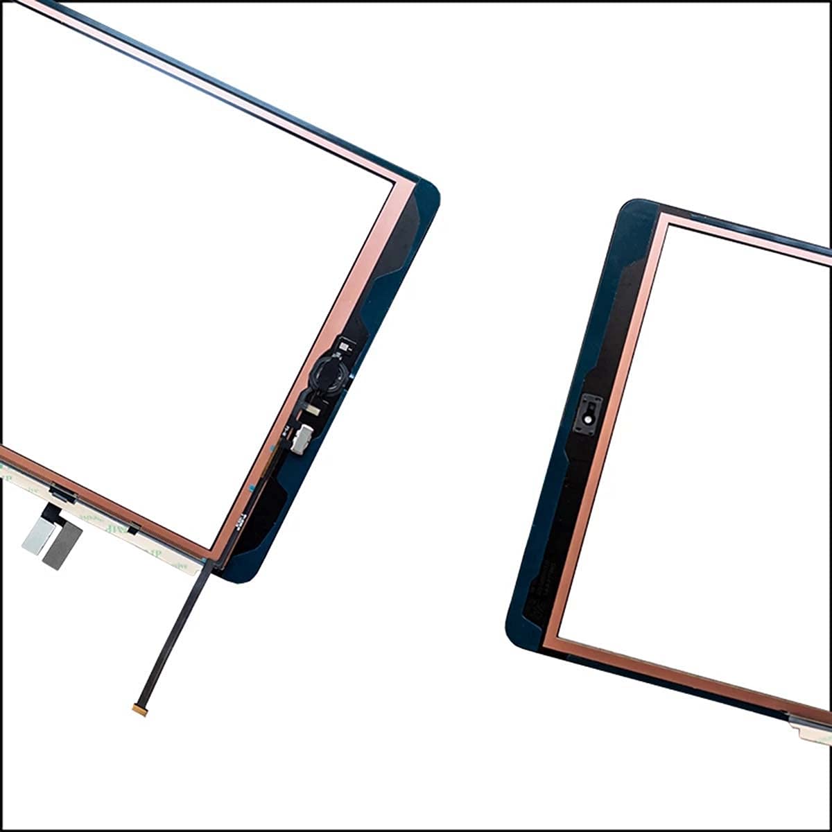 for iPad 8 2020 8th Generation Screen Replacement Digitizer 10.2" A2270 A2428 A2429 A2430 Touch Glass Assembly Includes Home Button+PreInstalled Adhesive+Toolkit,White