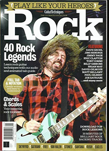 GUITAR TECHNIQUES THE ULTIMATE COLECTION ROCK MAGAZINE ISSUE, 2019 5th EDITION