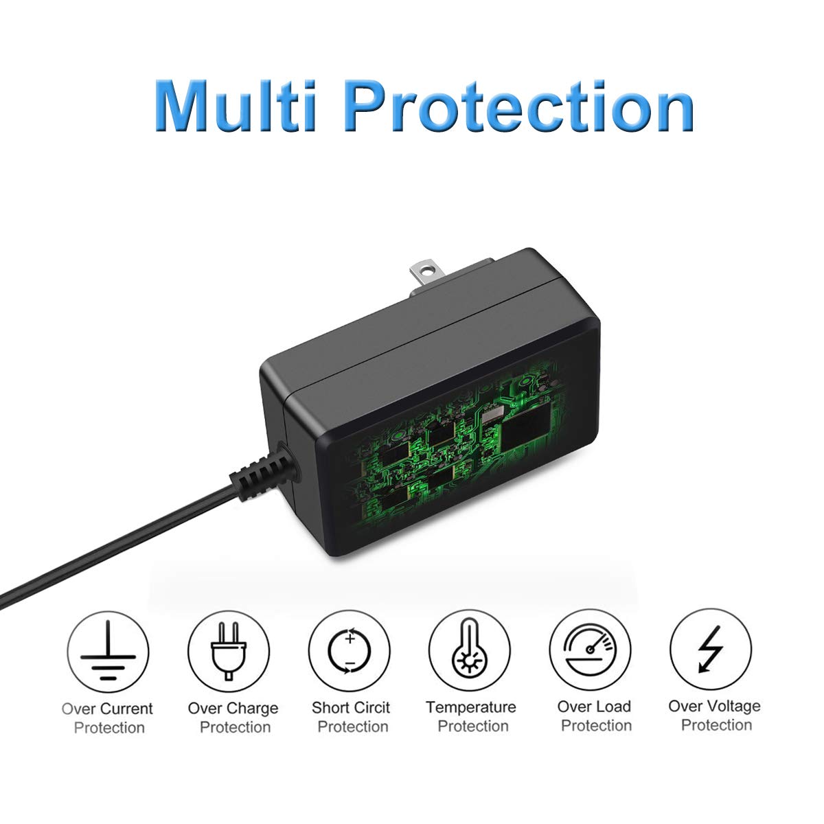 for Sony SRS-XB30 Charger 5V AC Adapter for Sony AC-E0530 SRS-XB30 SRS-XB41 RDP-M5iP RDP-M7iP SRS-A1 SRS-A212 SRS-A3 SRS-M50 SRS-M55 Bluetooth Wireless Speaker Replacement Sony Speaker Power Cord…