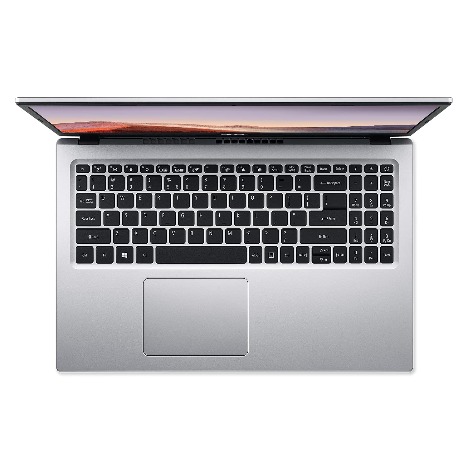 Acer Aspire 15.6-inch FHD Laptop, Intel Celeron Dual-Core N4500 Processor, 8GB RAM, 256GB SSD, Webcam, WiFi, HDMI, Bluetooth, Windows 10, Pure Silver (Renewed)