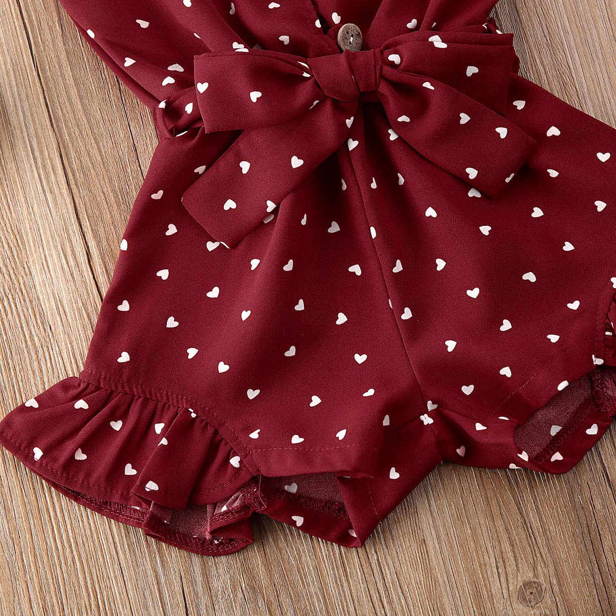 Toddler Kid Baby Girl Strap Sleeveless Romper Halter Heart Jumpsuit Bodysuit Shorts Overalls Summer Outfits Set (Black,1-2T)