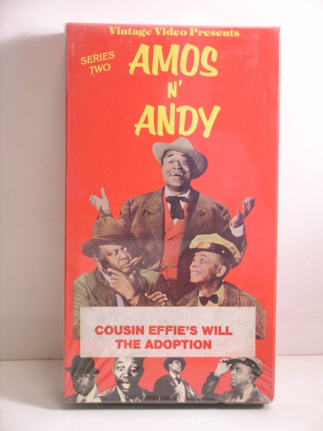 Amos n' Andy TV Show---"Cousin Effie's Will & The Adoption"----VHS Video