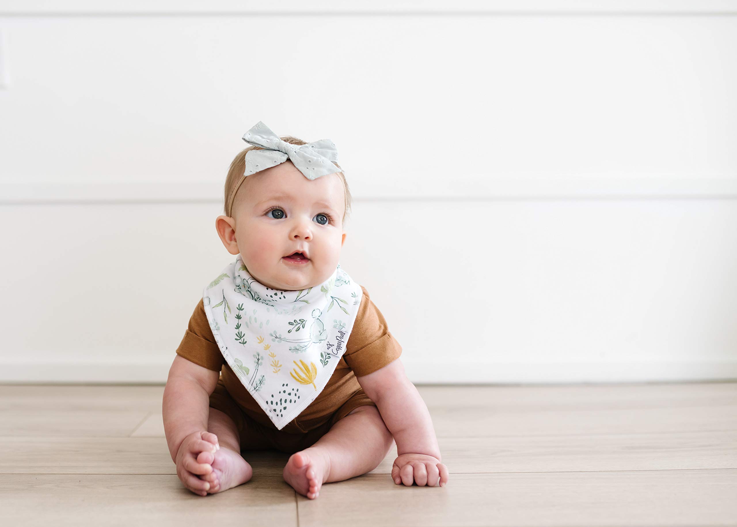 Copper Pearl Baby Bandana Drool Bibs for Drooling and Teething 4 Pack Gift Set Aussie