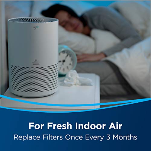 BISSELL® MYair™+ and MYair™ HUB HEPA and Carbon Filter, 3389 & (2801 MYair Personal Air Purifier Replacement Filter, 1 Count (Pack of 1)
