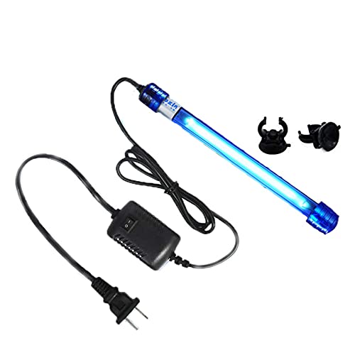 5W UVC Aquarium Green Clean Light Algae Clear Fish Tank Water Clean Lamp Submersible for Swim Pools Pond Fish Tank Filter Pump