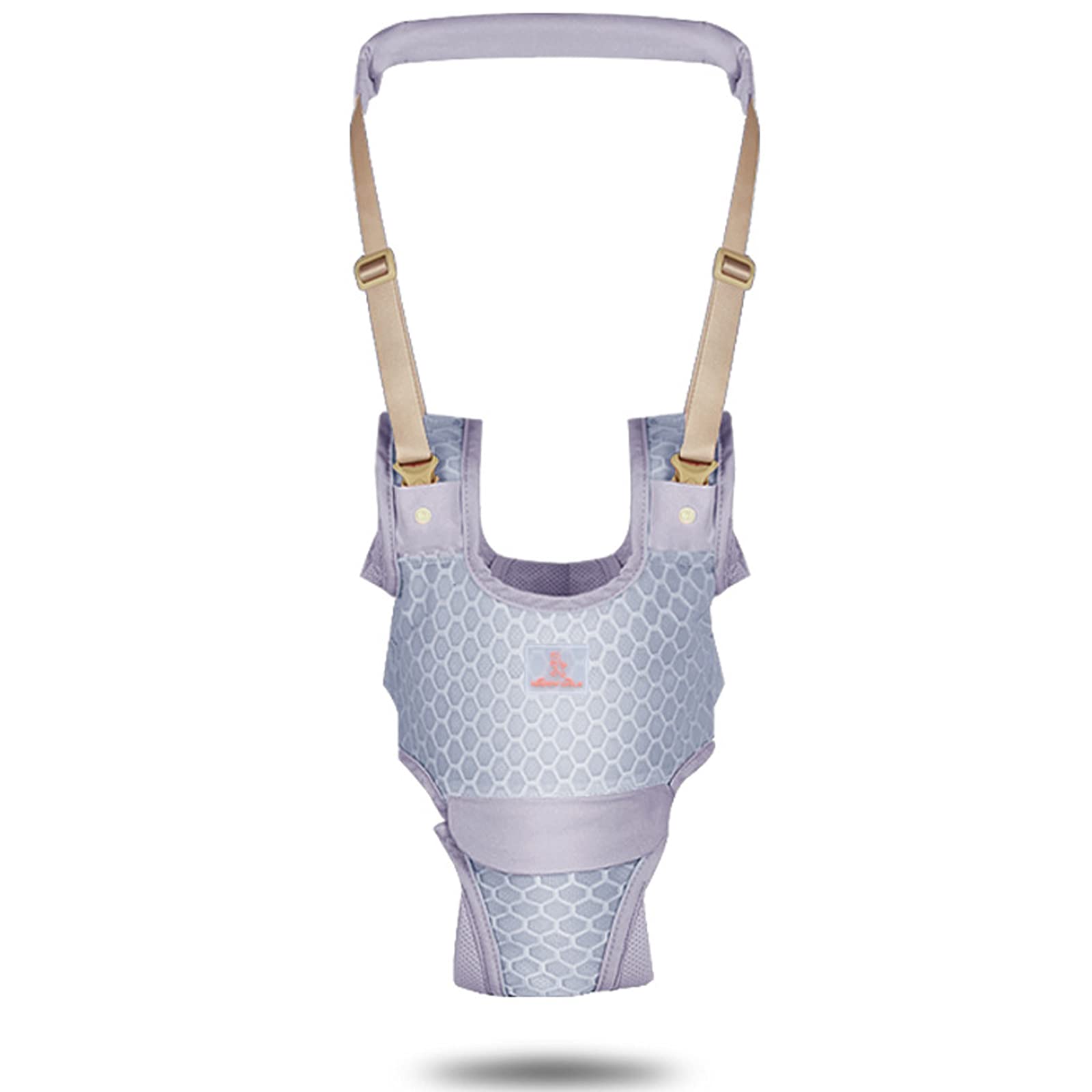 Baby Walking Harness, Baby Sit to Stand Learning Helper Mesh Breathable Adjustable with Detachable Crotch Safety Hand-held Assistant Lifting & Pulling for Toddlers Infant Kids (Grey)