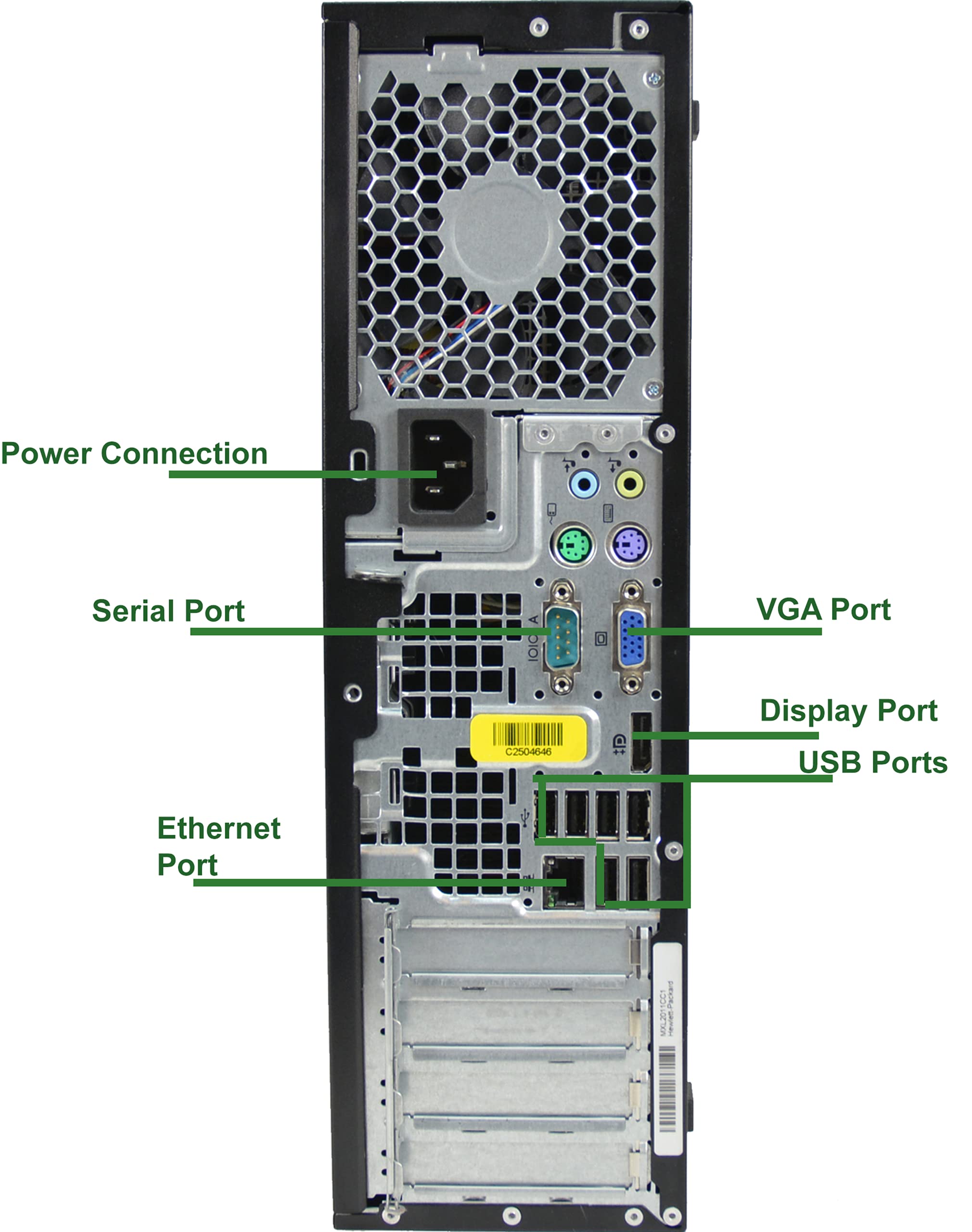 HP Elite SFF Desktop Computer PC, Intel Core i7 3.4GHZ Processor, 16GB Ram, 512GB M.2 SSD, WiFi & Bluetooth, Wireless Keyboard and Mouse, 24 Inch FHD LED Monitor, Windows 10 (Renewed)