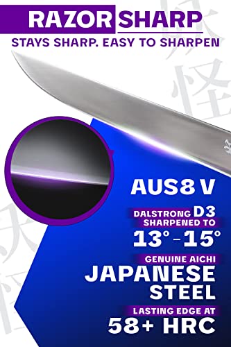 Dalstrong Boning Knife - 6 inch - Phantom Series - Japanese High-Carbon AUS8 Steel - Pakkawood Handle - Sheath Included